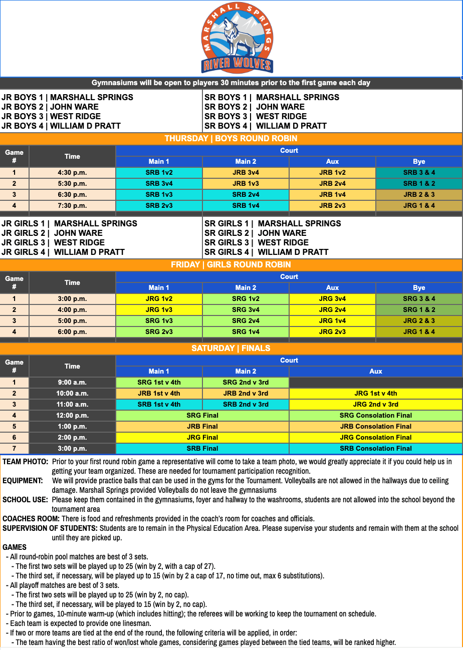 Volleyball - Marshall Springs School